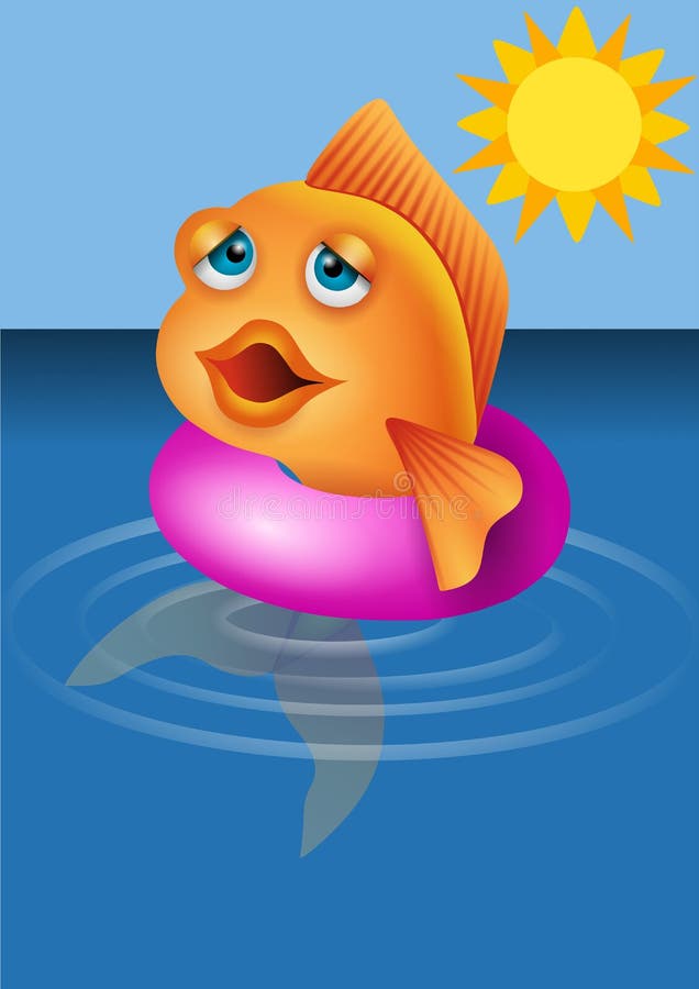 Hot fish cartoon stock vector. Illustration of wood, piranha - 36962765