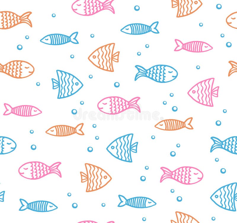 Fish Outline Stock Illustrations – 102,339 Fish Outline Stock ...