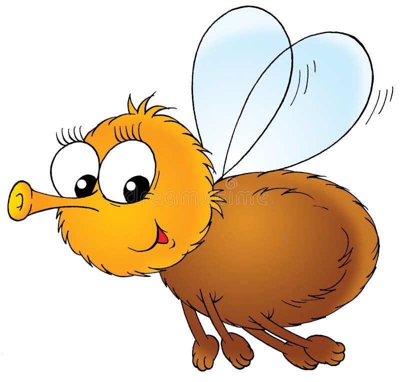 Funny fly stock illustration. Illustration of amusing - 1681091