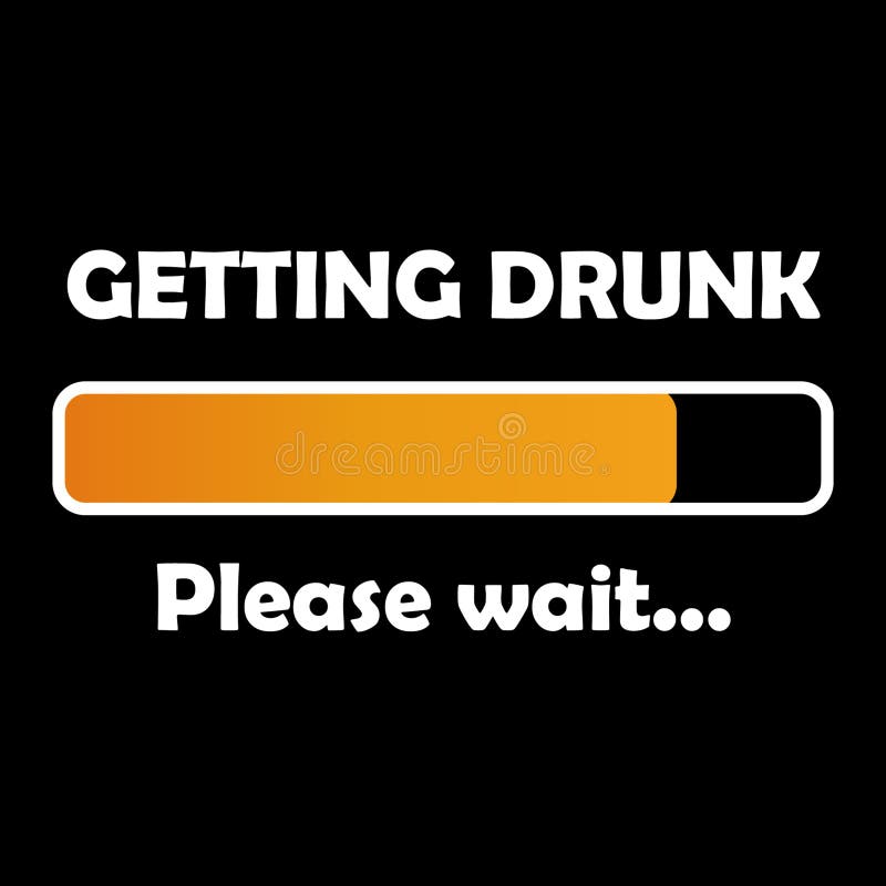 Funny Flyer Poster Social Media Post Design Getting Drunk Please Wait ...