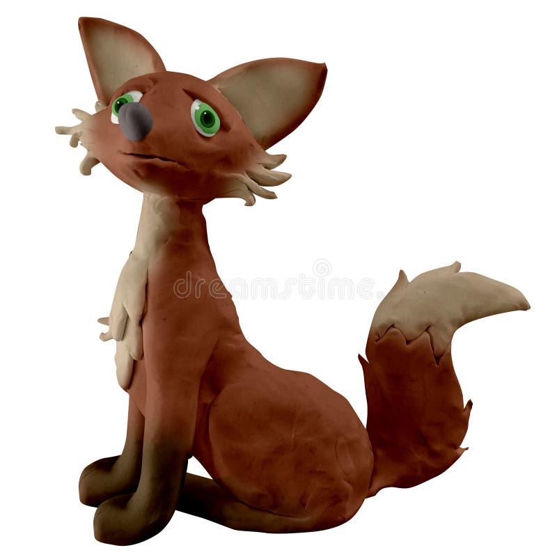 Funny Yak, Handmade with Clay Stock Image - Image of mammal, africa ...