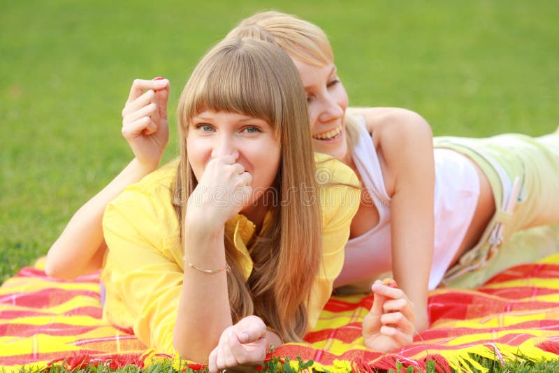 Funny friends stock photo. Image of caucasian, meadow - 11270748