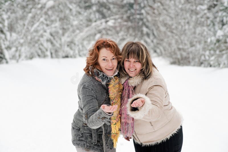 Funny friends stock photo. Image of action, january, gingery - 13125730