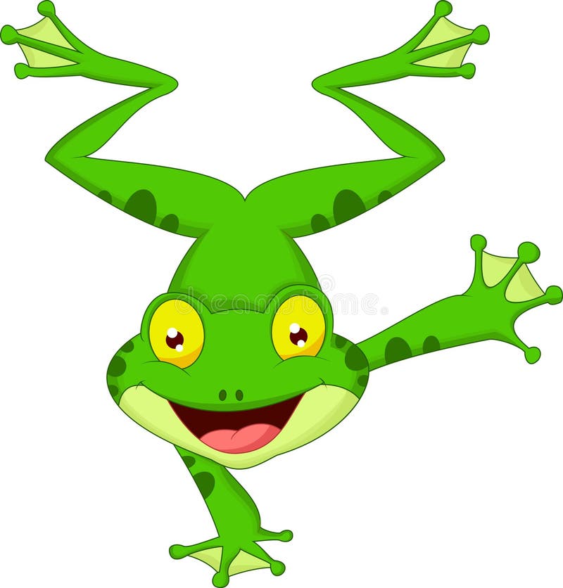 Standing Frog Stock Illustrations – 788 Standing Frog Stock ...