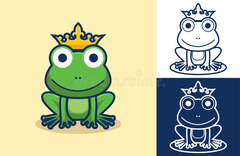 Frog Prince Line Art Stock Illustrations – 78 Frog Prince Line Art ...