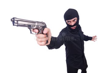 Funny gangster stock image. Image of crime, criminal - 36623605