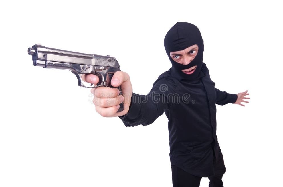 Funny gangster stock image. Image of crime, criminal - 36623605