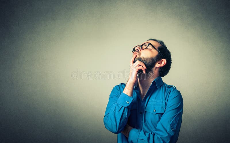 Funny geek with glasses stock image. Image of person - 70391927
