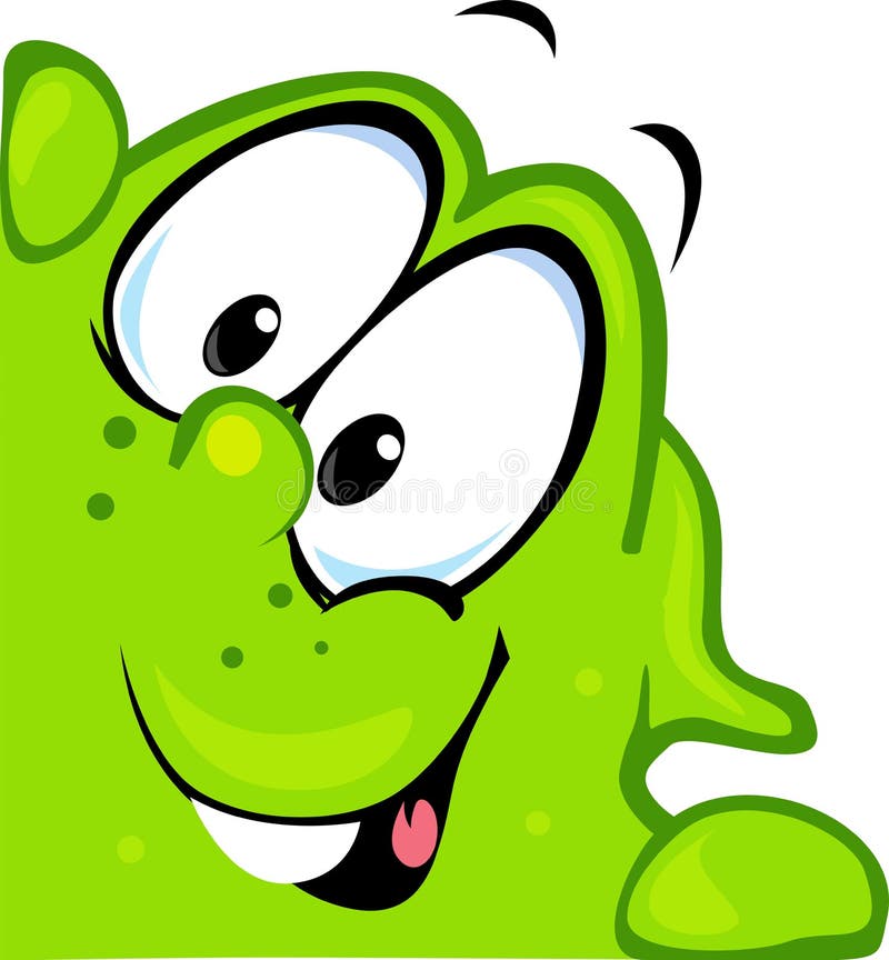 Funny Ghost Peering Out of a Corner - Vector Stock Vector ...