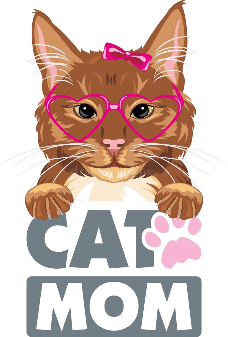 Funny Mom Cat Stock Illustrations – 2,125 Funny Mom Cat Stock ...