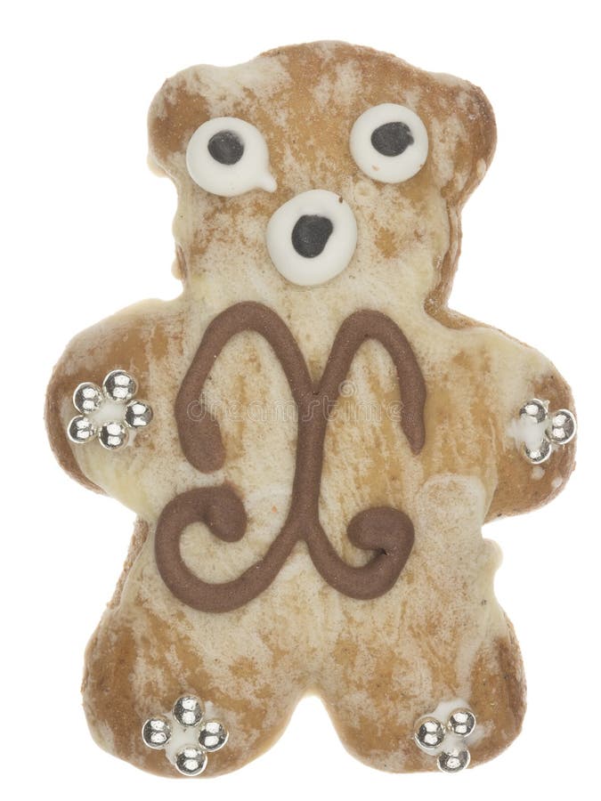 Funny Gingerbread bear stock photo. Image of bear, carrot - 71737508