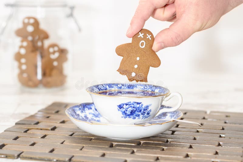 Funny Gingerbread Man Broken Cookie Isolated Stock Illustration ...