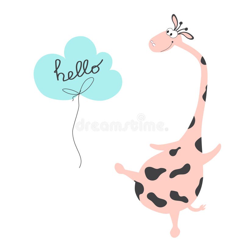 Hello Giraffe Stock Illustrations – 164 Hello Giraffe Stock ...