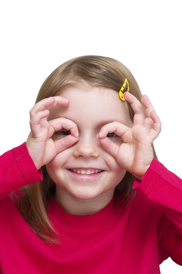 Funny girl stock photo. Image of attentive, childhood - 11652574