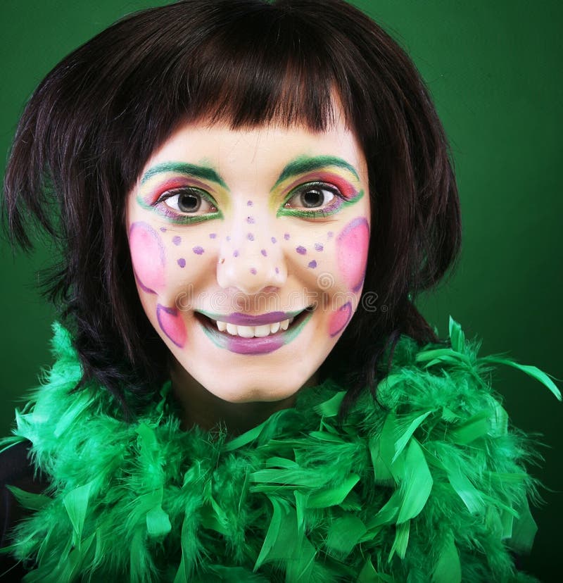 Funny girl stock photo. Image of laughing, amusing, lens - 12820904