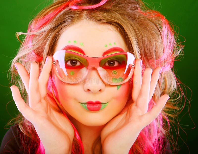 Funny girl stock photo. Image of macro, amusing, female - 86623996