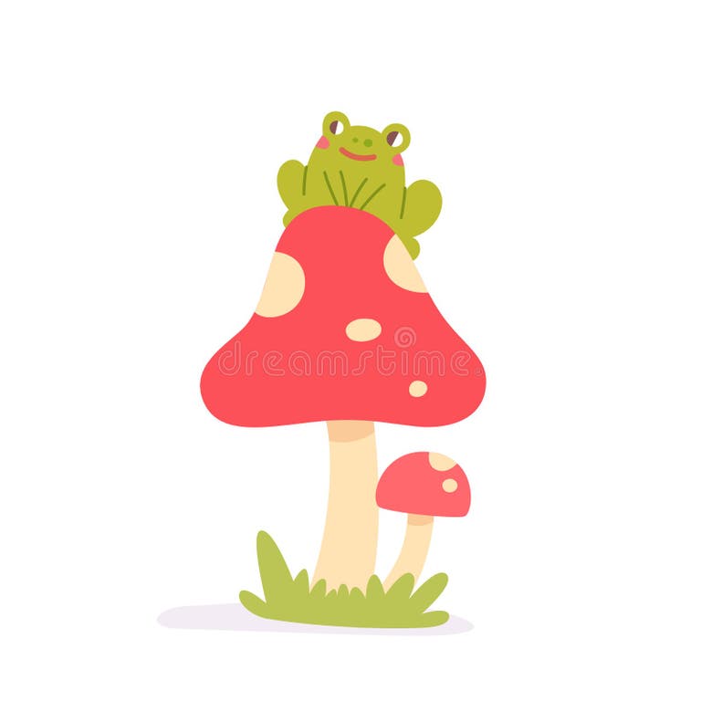 Frog Toadstool Stock Illustrations – 321 Frog Toadstool Stock ...