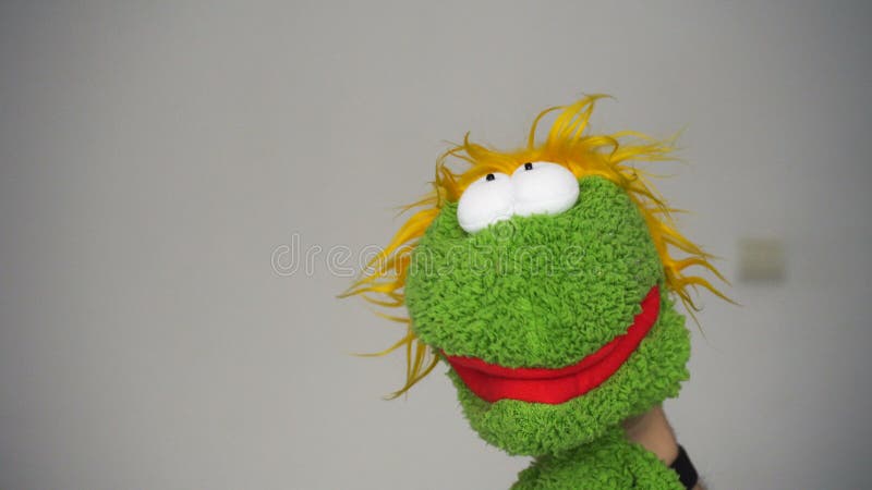 Funny Cute Little Girl Jumping and Having Fun on the Bed Stock Footage ...