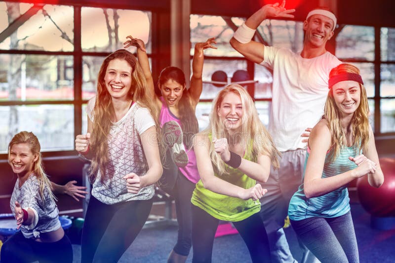 Funny Group Dancer Posing Together Stock Photos - Free & Royalty-Free ...