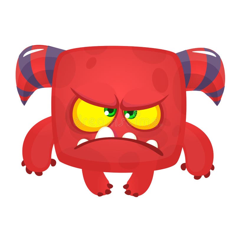 Grumpy Troll Clipart
