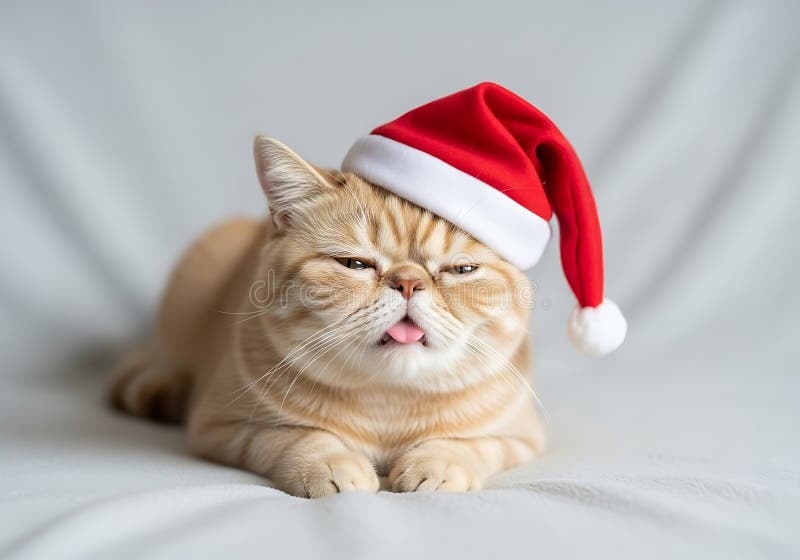 Amusing Grumpy Orange Tabby Cat Stock Illustrations – 7 Amusing Grumpy ...