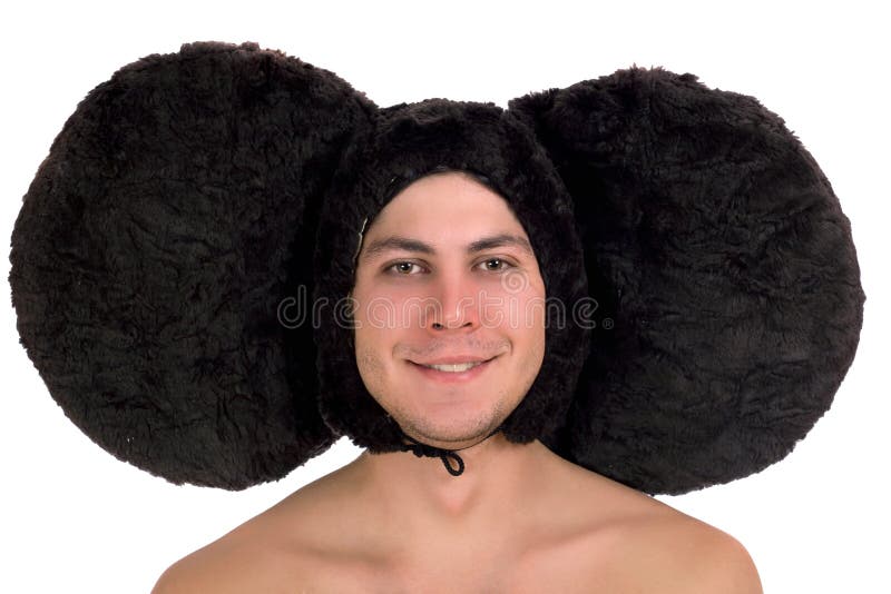 Funny guy with big ears stock photo. Image of playful - 21567172