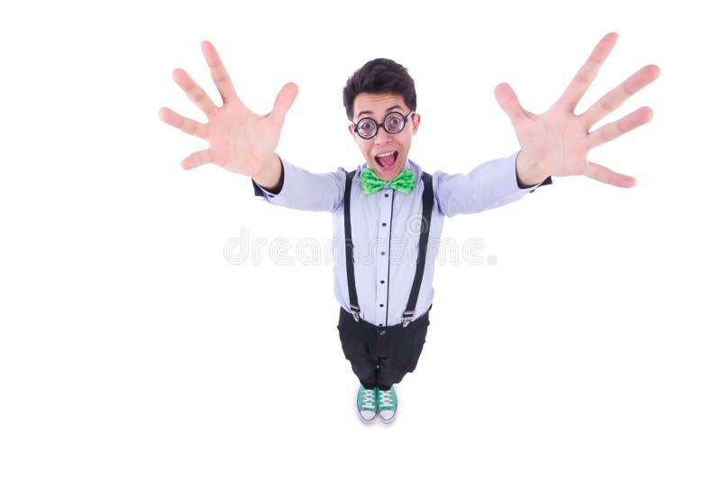 Funny guy stock image. Image of laugh, happy, humourous - 44065949