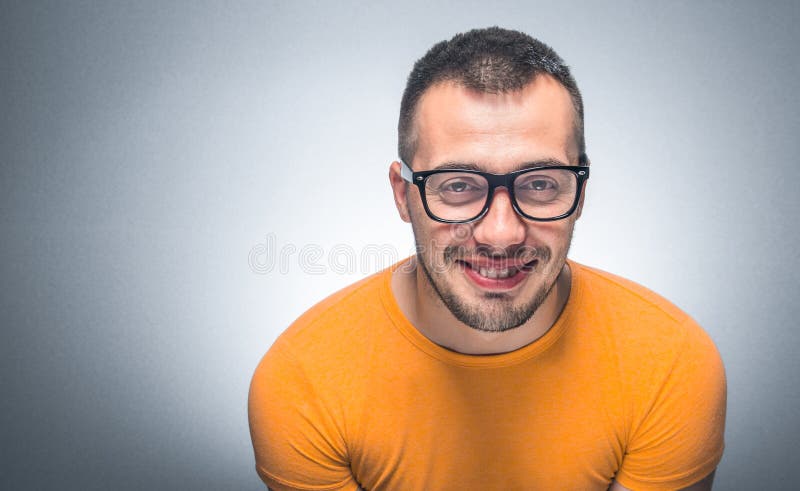 Funny guy stock image. Image of smiling, trendy, isolated - 54535899