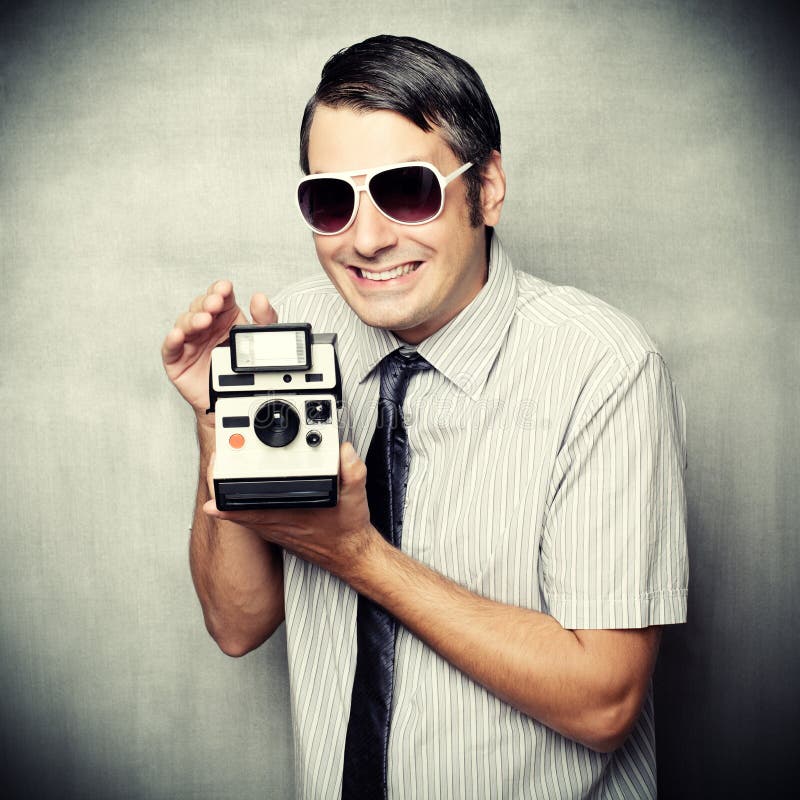 Nerd student stock image. Image of retro, student, nerd - 31856617