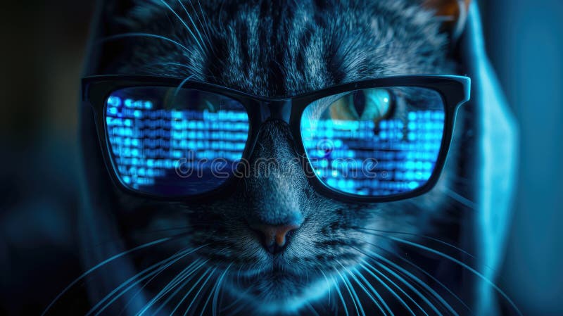 Hacker Cat Stock Illustrations – 408 Hacker Cat Stock Illustrations ...