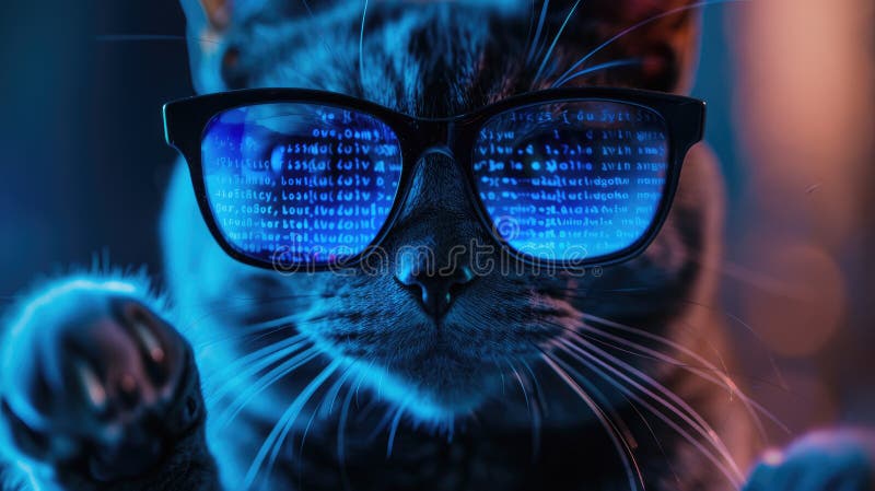 Hacker Cat Stock Illustrations – 389 Hacker Cat Stock Illustrations ...