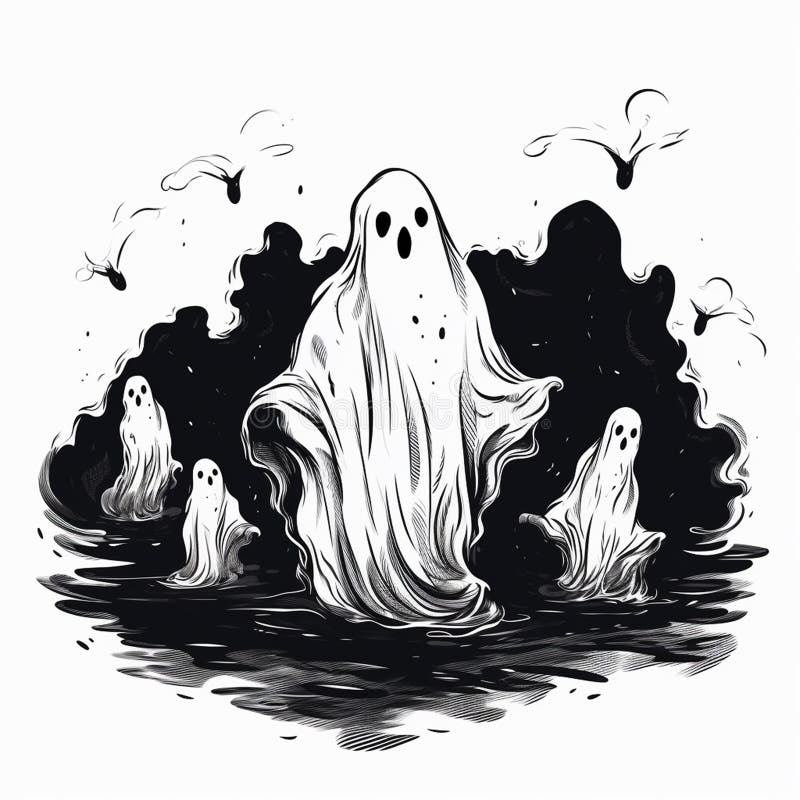 Halloween Specters Stock Illustrations – 103 Halloween Specters Stock ...