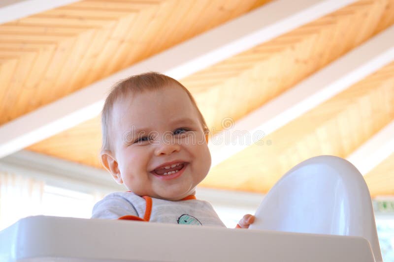 Funny and Happy Little Boy is Laughing Very Cute Stock Photo - Image of ...