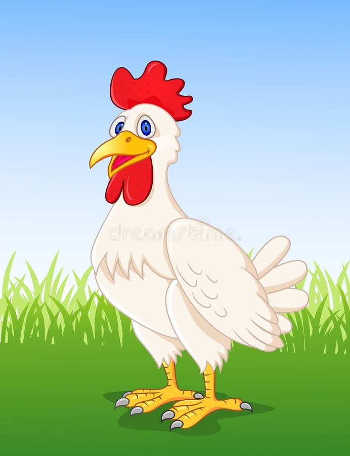 Funny Hen Cartoon stock vector. Illustration of image - 23816261