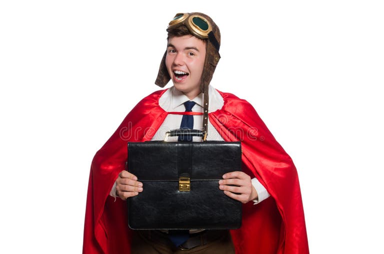 Funny here with briefcase stock image. Image of funny - 43414801