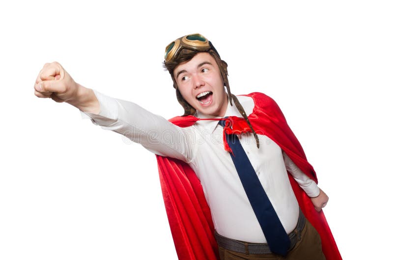 Funny hero stock image. Image of strong, helmet, hero - 40680495