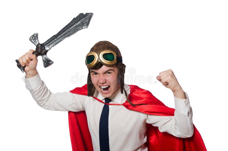 Funny hero stock photo. Image of captain, goggles, dagger - 40680564