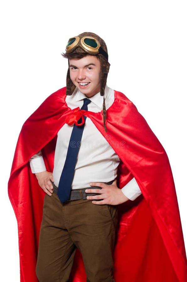 Funny hero isolated stock image. Image of funny, hero - 41116833