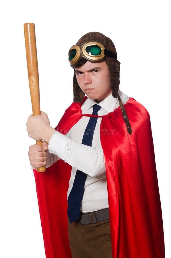 Funny hero isolated stock photo. Image of success, retro - 41221406