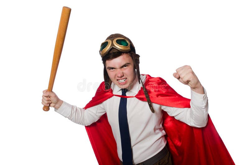 Funny hero isolated stock image. Image of comic, hero - 41394833