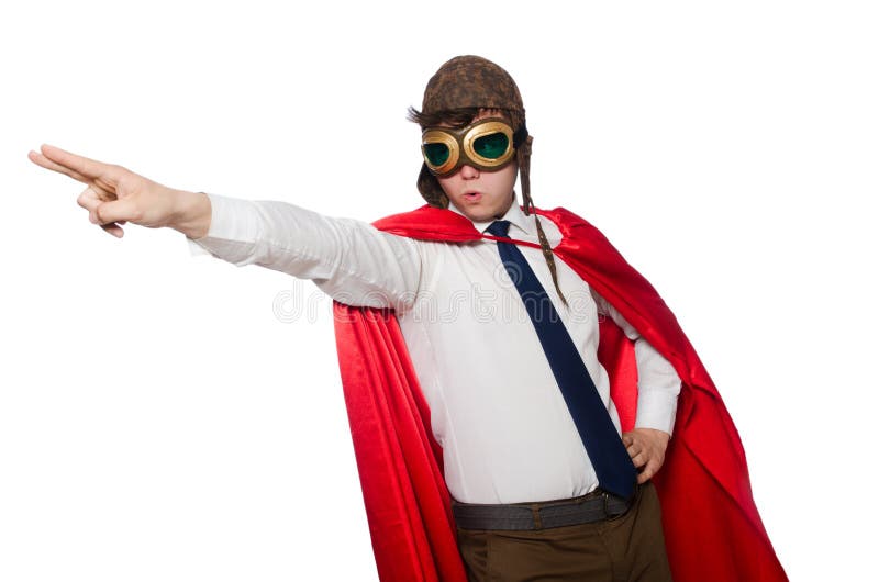 Funny hero isolated stock image. Image of leadership - 41914767