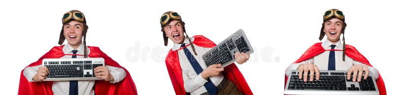 Superhero Programmer Stock Photos - Free & Royalty-Free Stock Photos ...