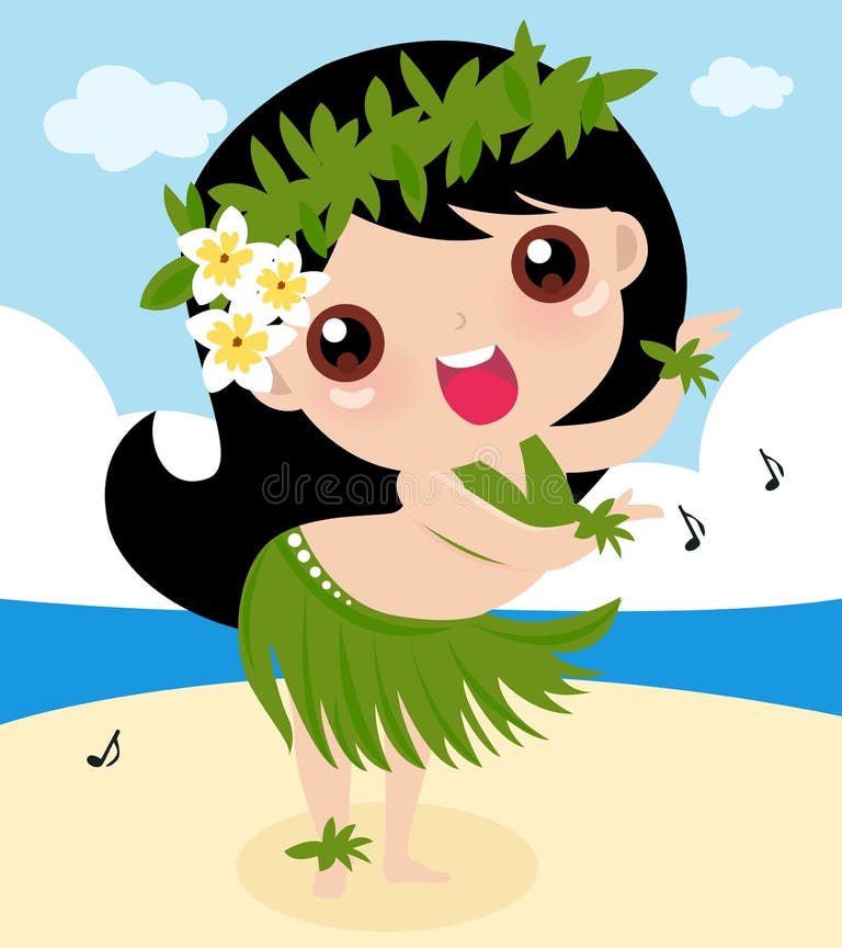 Funny Hula Girl Stock Illustrations – 413 Funny Hula Girl Stock ...