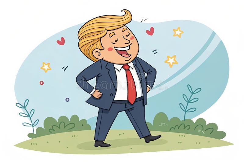 Donald Trump Cartoon Funny Stock Illustrations – 246 Donald Trump ...