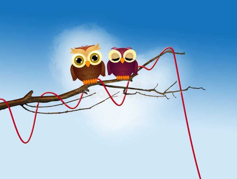 Illustration on the Legend of the Red Thread Stock Illustration ...