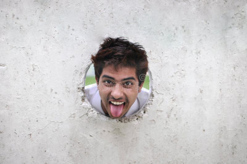 Funny Indian boy. stock photo. Image of life, clownish - 21826962