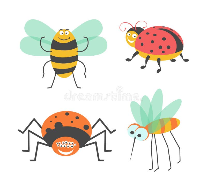 Funny Insects Stock Illustrations – 5,269 Funny Insects Stock ...