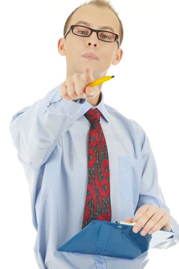 Funny joking businessman stock photo. Image of people - 97742234