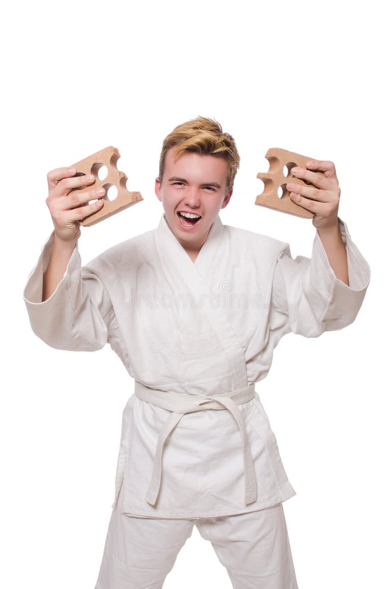 Karate Break Bricks Stock Photos - Free & Royalty-Free Stock Photos ...