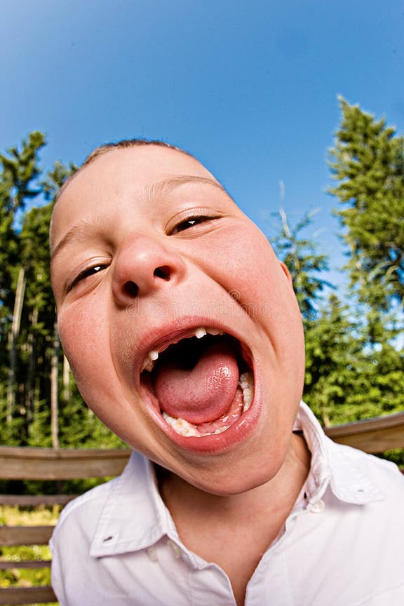Funny Kid stock image. Image of happy, missing, cute - 18792519